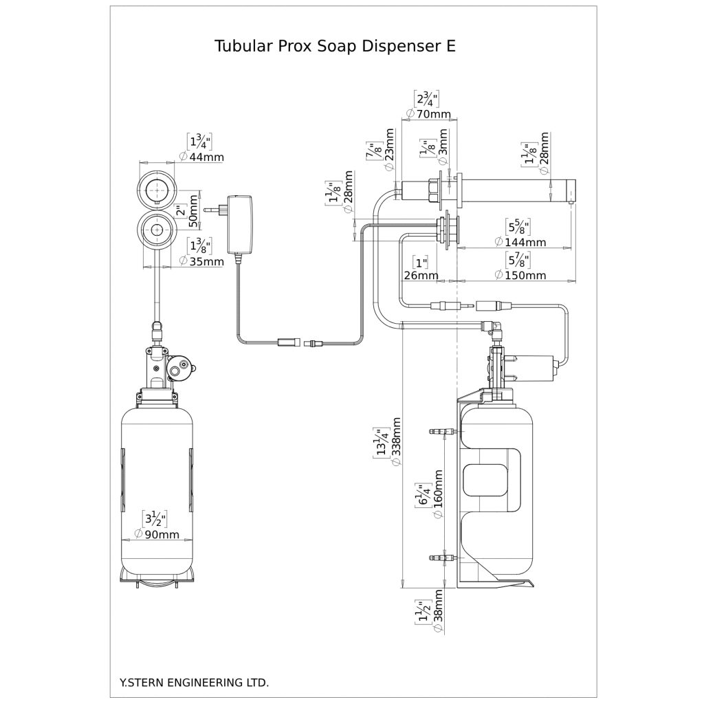 Automatic Soap Dispensers - Tubular Soap Dispenser Series | Stern ...