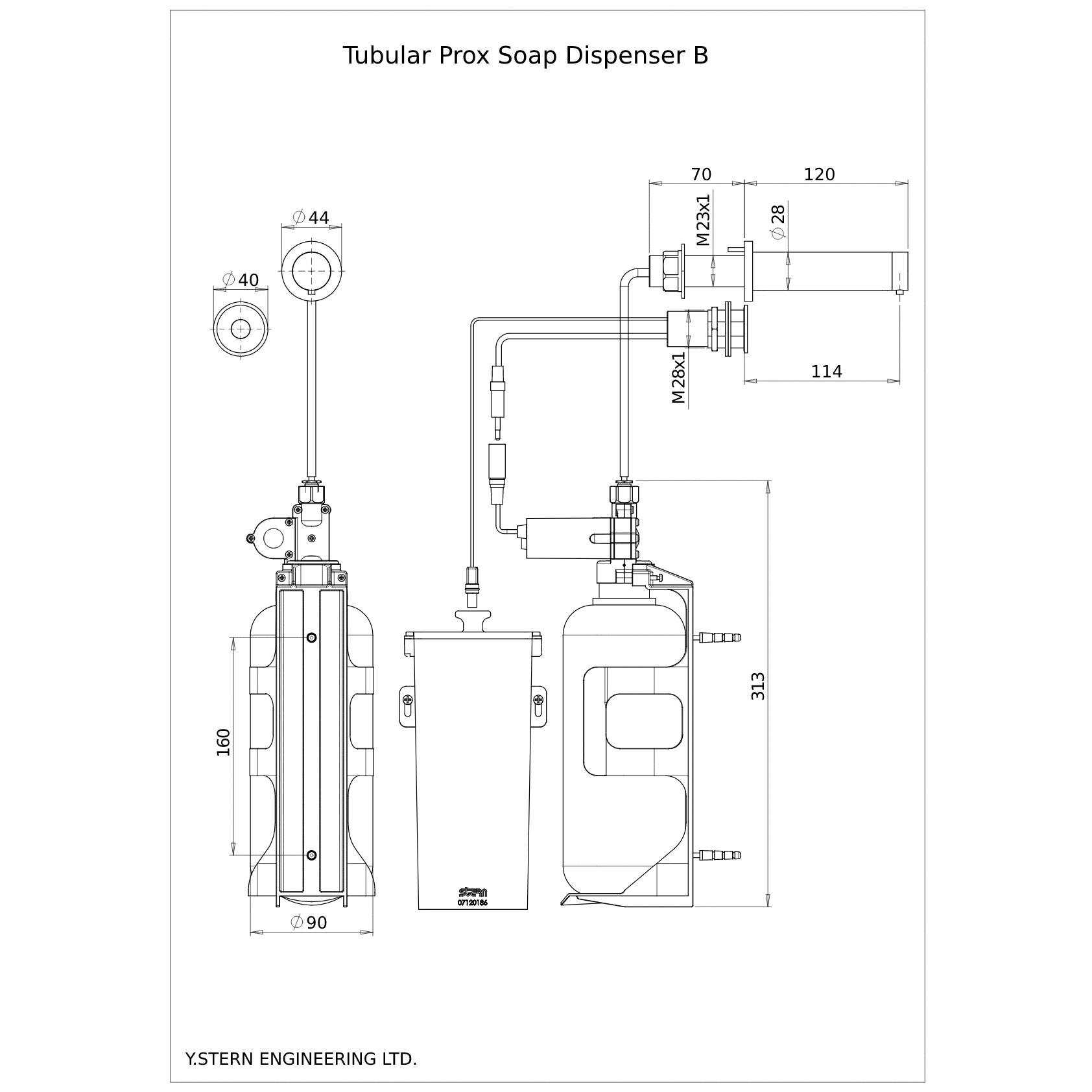 Tubular Prox Automatic Soap Dispenser | Tubular Prox Automatic Soap ...