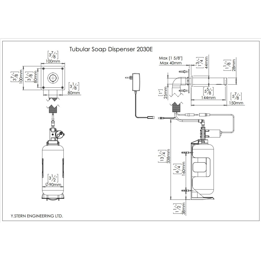 Automatic Soap Dispensers - Tubular Soap Dispenser Series | Stern ...