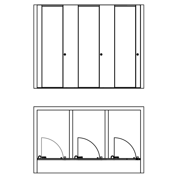 Touchless Cubicle Bim and Configurations | Stern Engineering Ltd